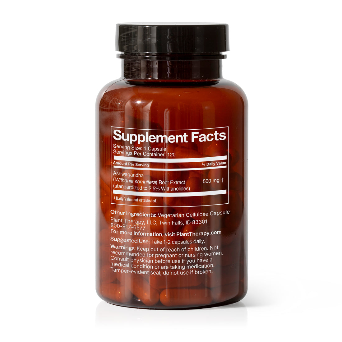 Ashwagandha Capsules | Ashwagandha Supplement | Plant Therapy