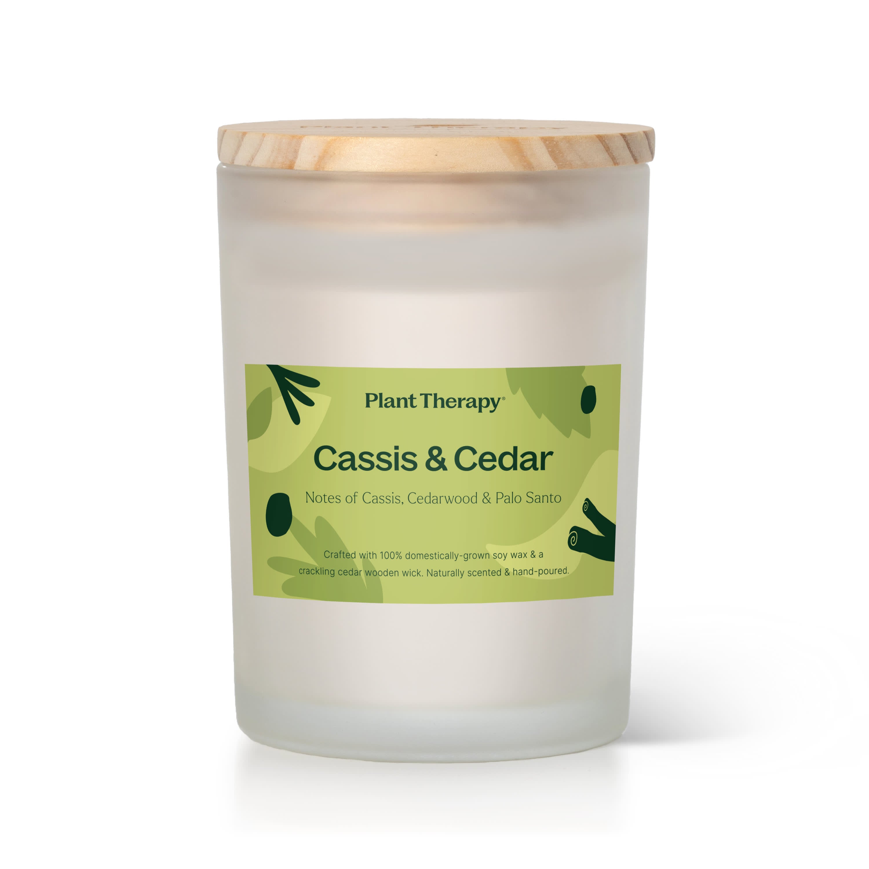 Cassis & Cedar Naturally Scented Candle – Plant Therapy