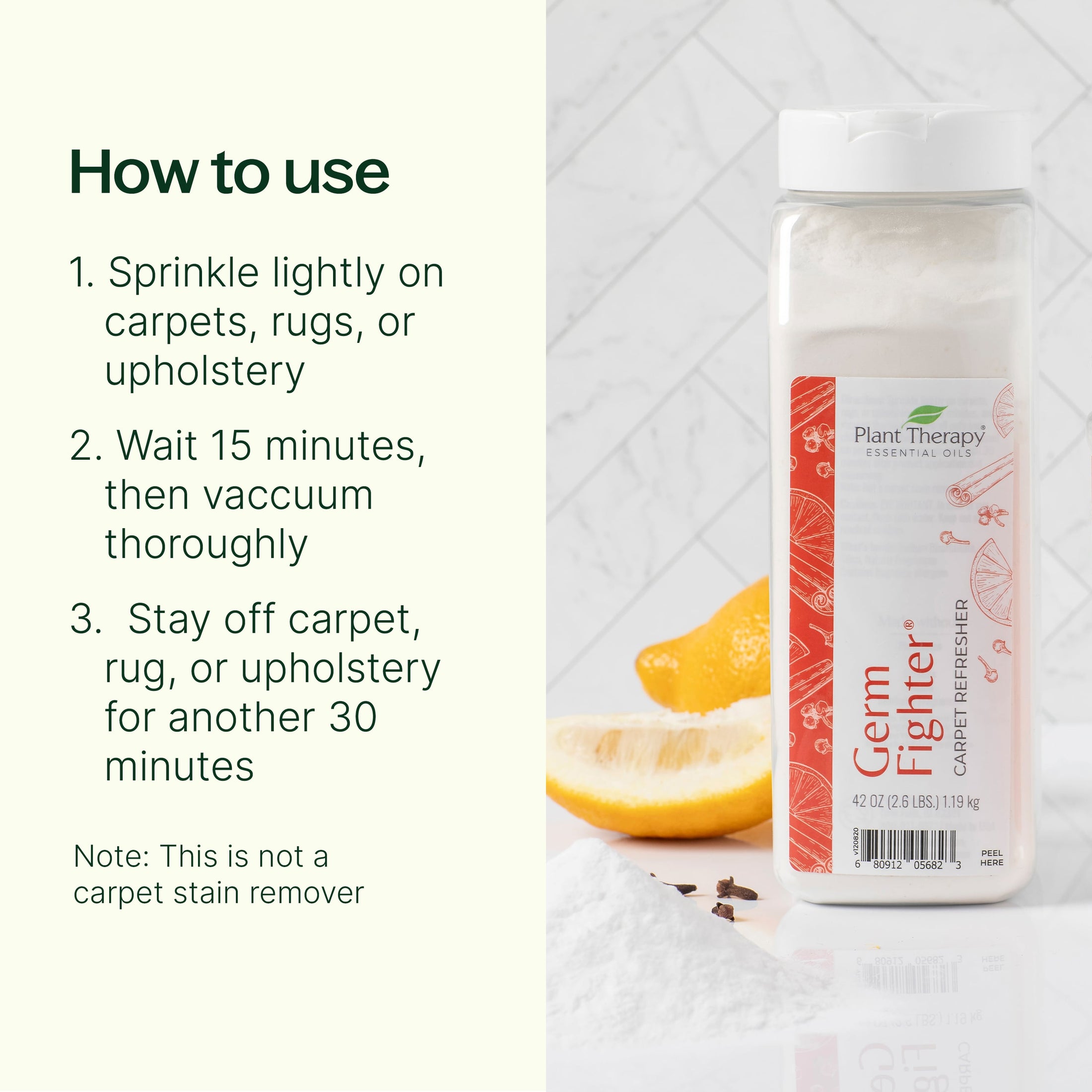 Germ Fighter Carpet Refresher – Plant Therapy