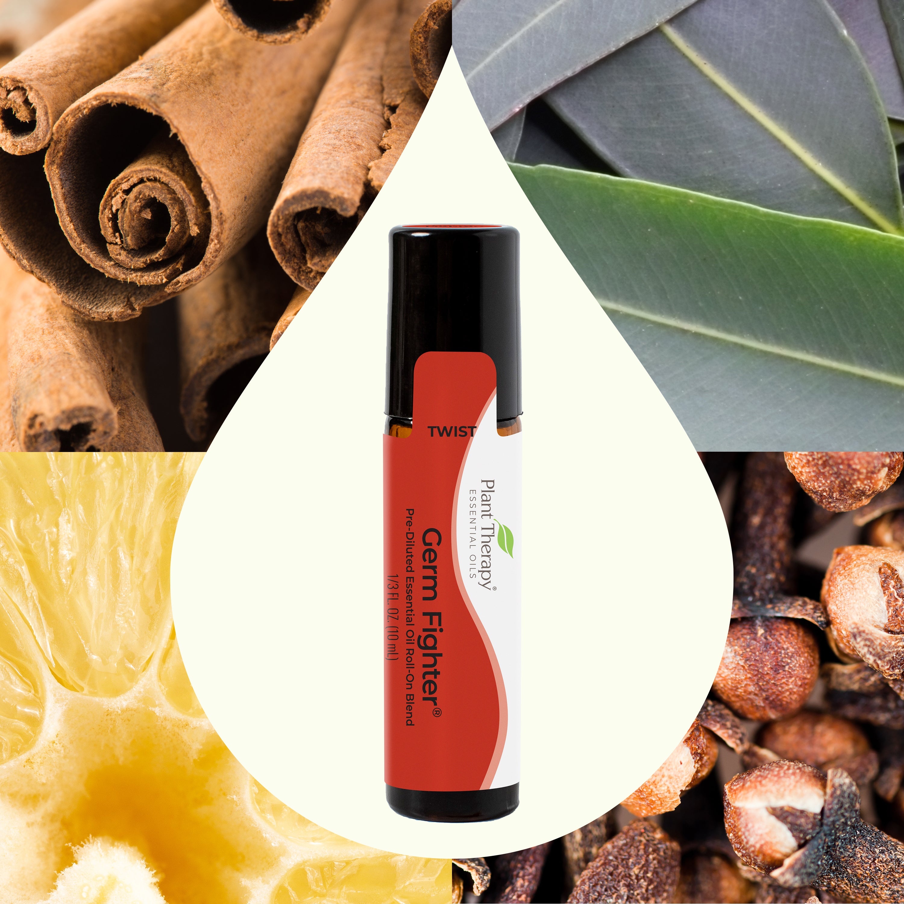 Germ Fighter by Plant Therapy - Essential Oils, Roll-Ons, Cleaners