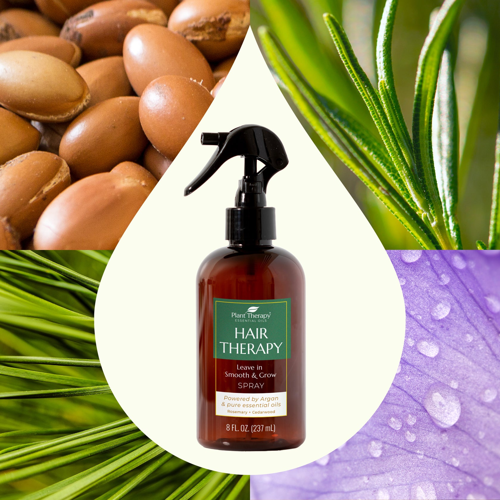 Hair Therapy Leave In Smooth & Grow Spray – Plant Therapy