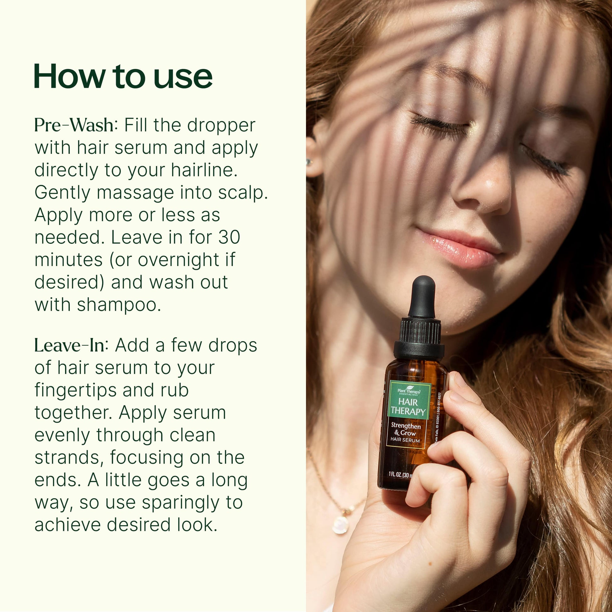 Hair Therapy Strengthen & Grow Hair Serum – Plant Therapy