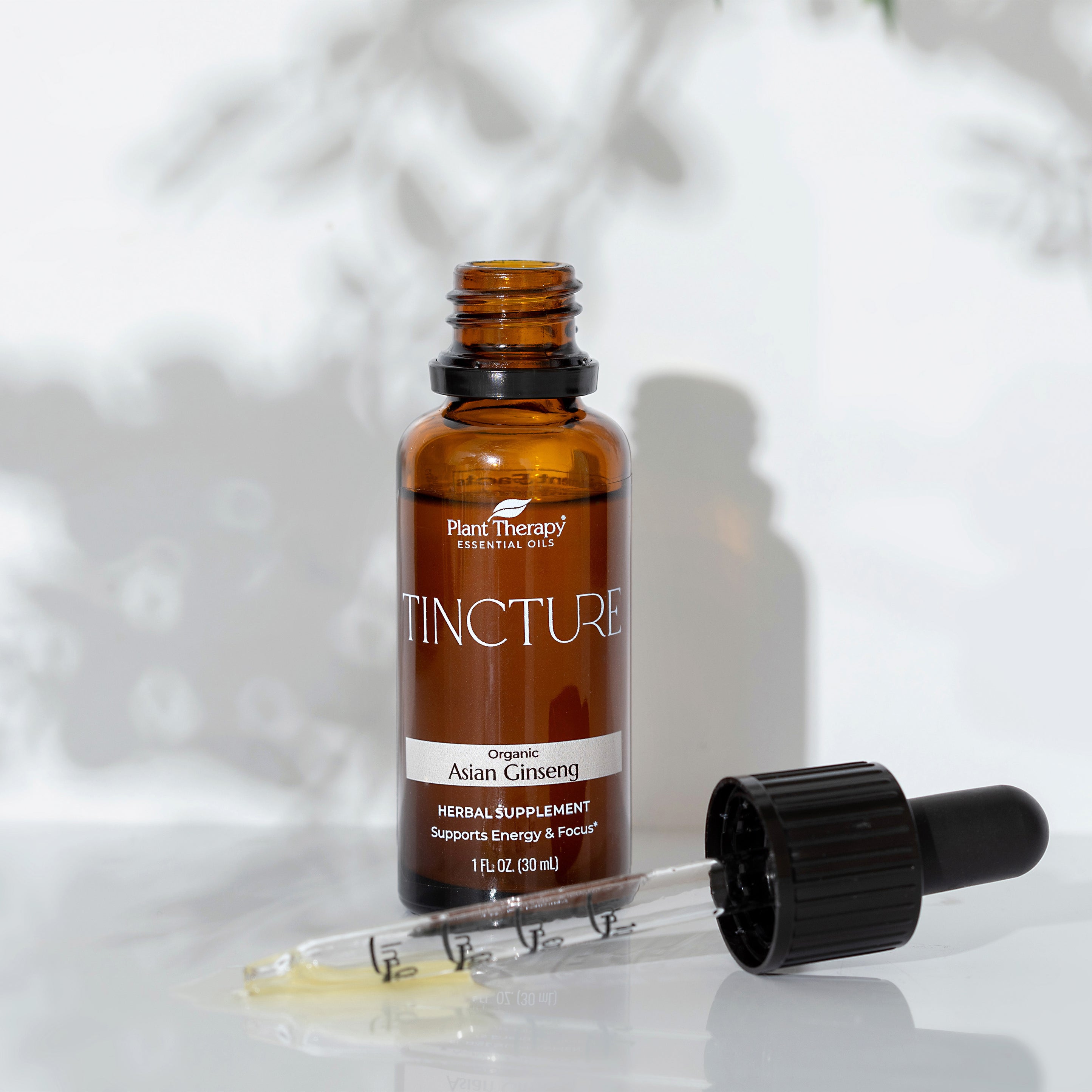 Organic Asian Ginseng Herbal Tincture – Plant Therapy