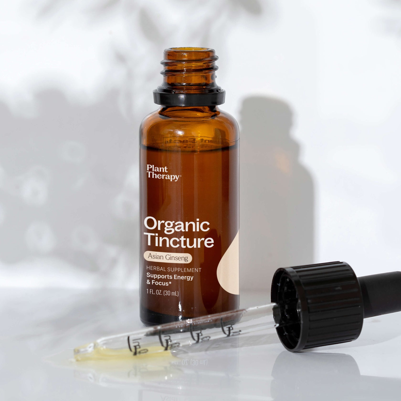 Organic Asian Ginseng Herbal Tincture – Plant Therapy