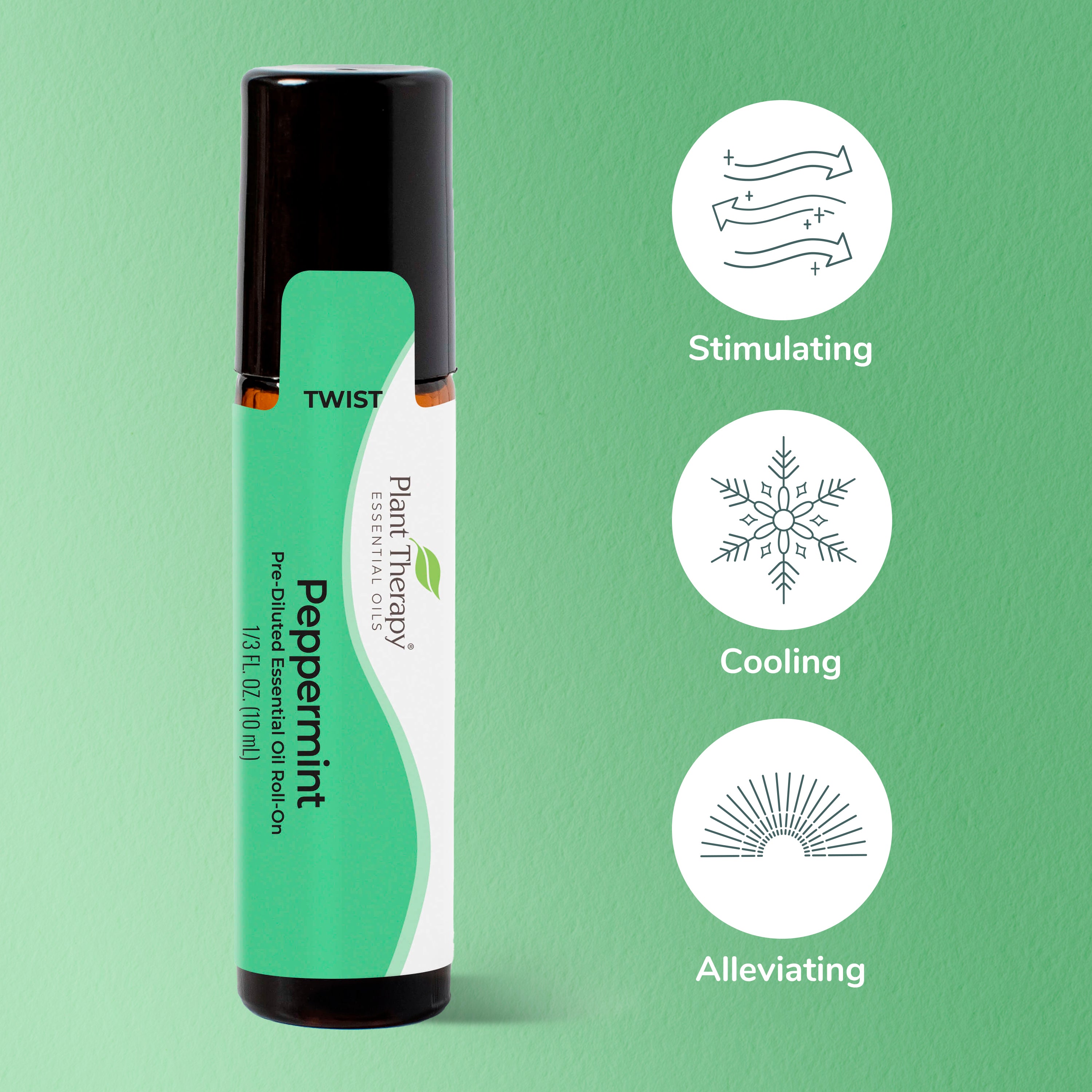 Peppermint Essential Oil Pre-Diluted Roll-On – Plant Therapy