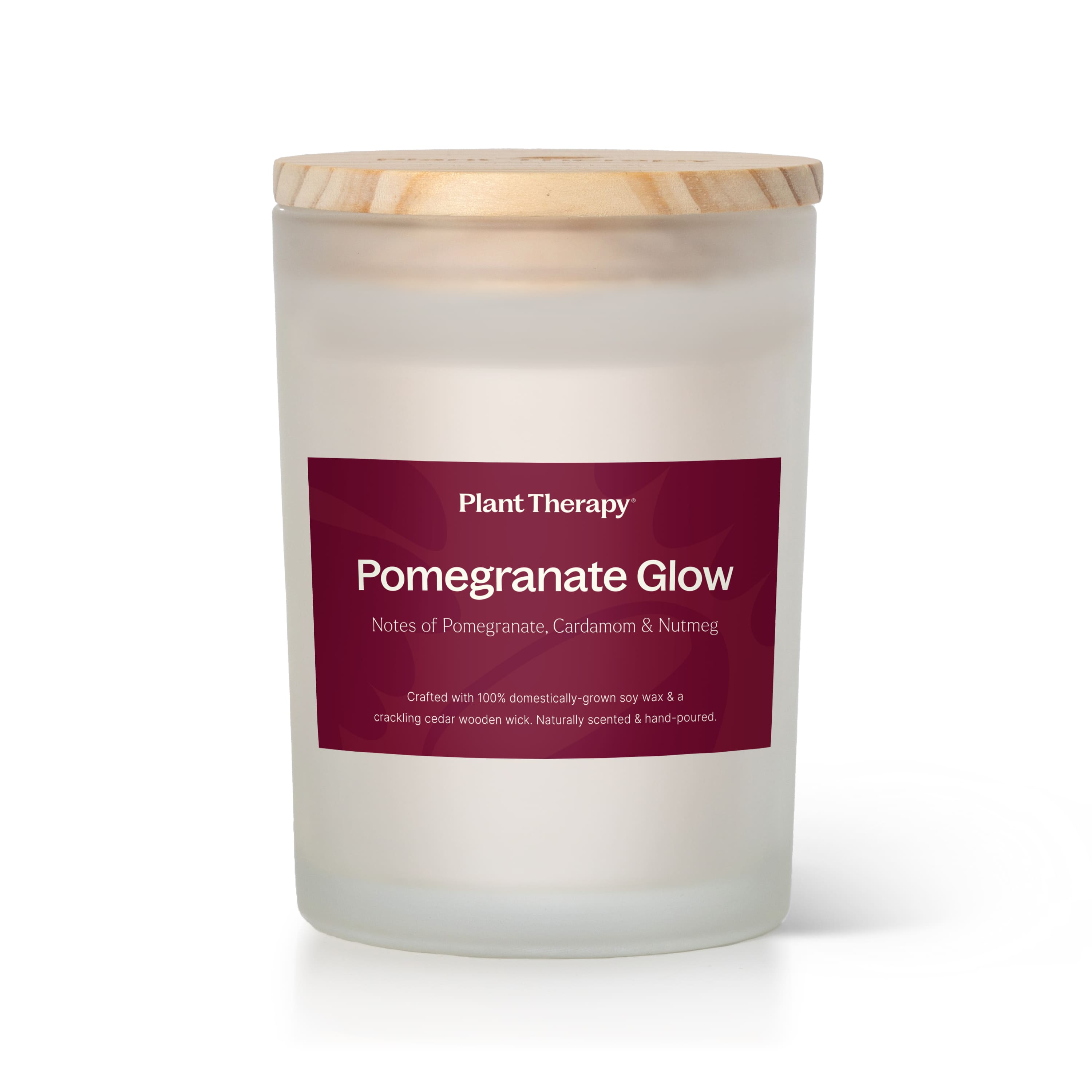 Pomegranate Glow Naturally Scented Candle – Plant Therapy