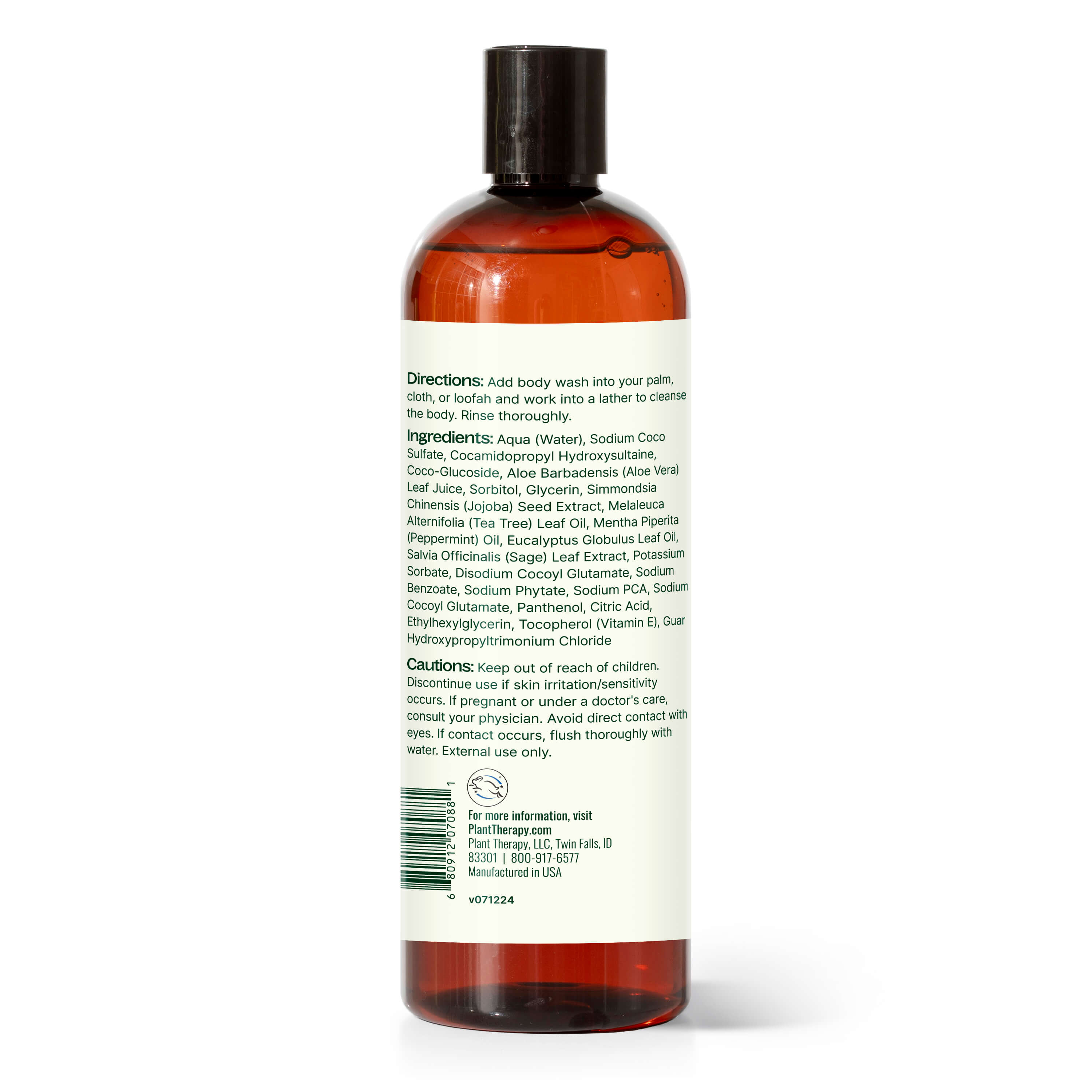 Tea Tree & Peppermint Body Wash – Plant Therapy