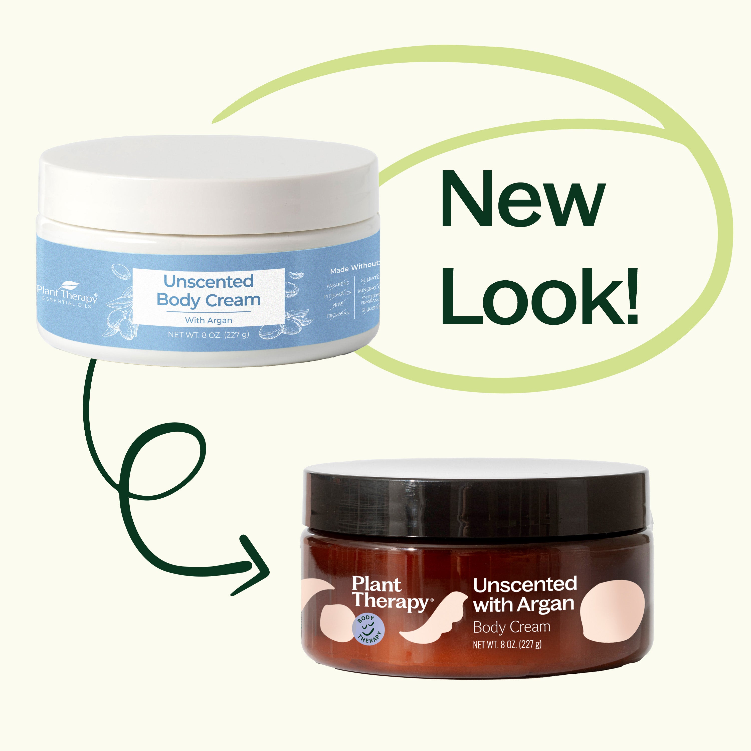Unscented Body Cream with Argan – Plant Therapy