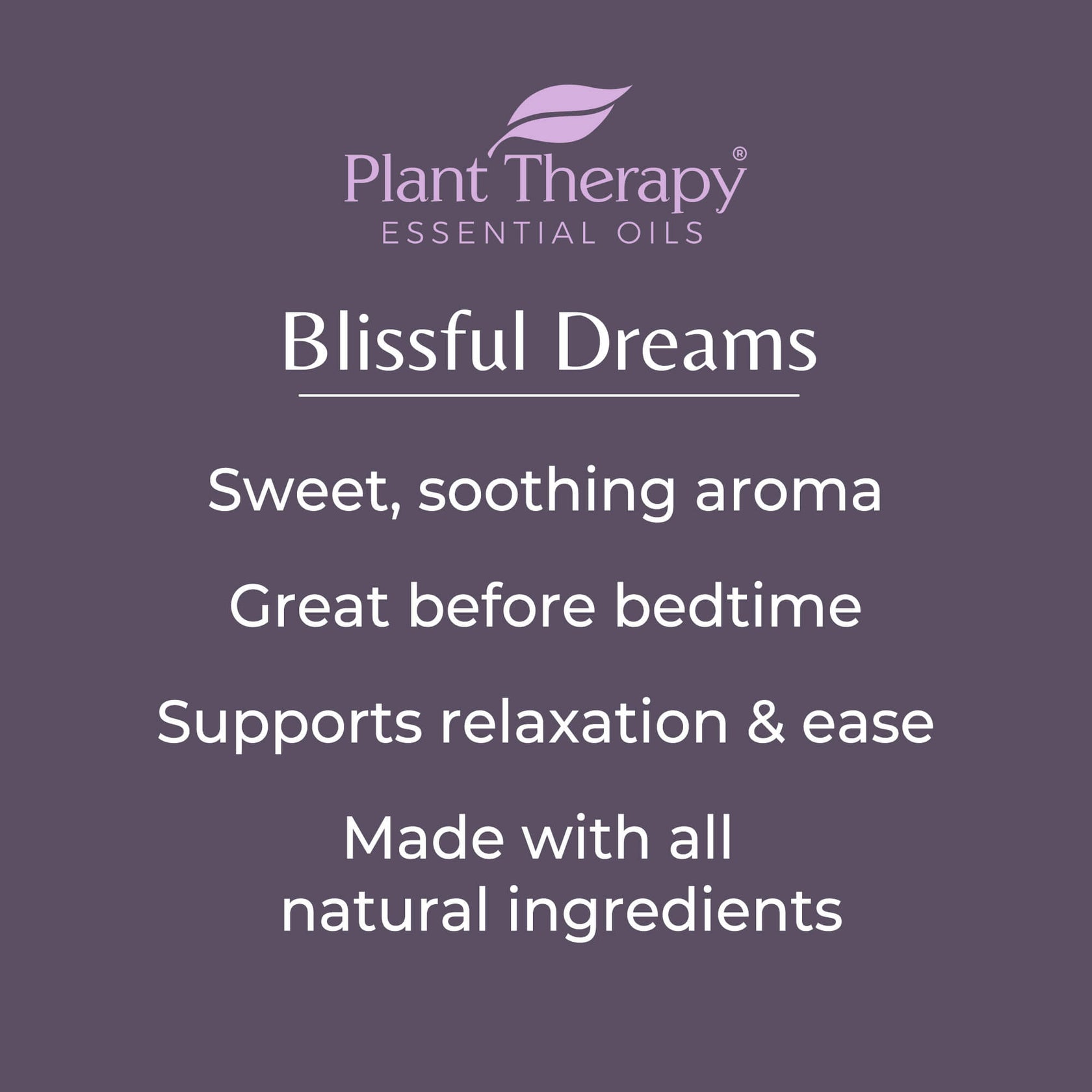 Blissful Dreams Essential Oil – Plant Therapy