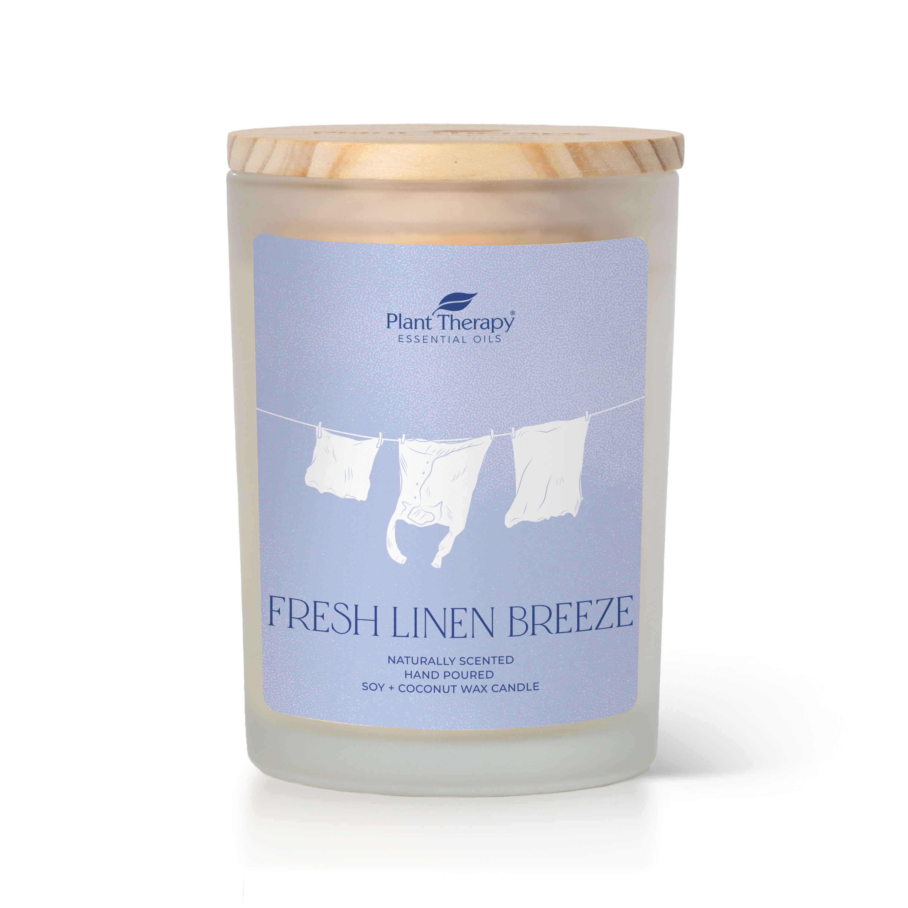 Fresh Linen Breeze Naturally Scented Candle – Plant Therapy