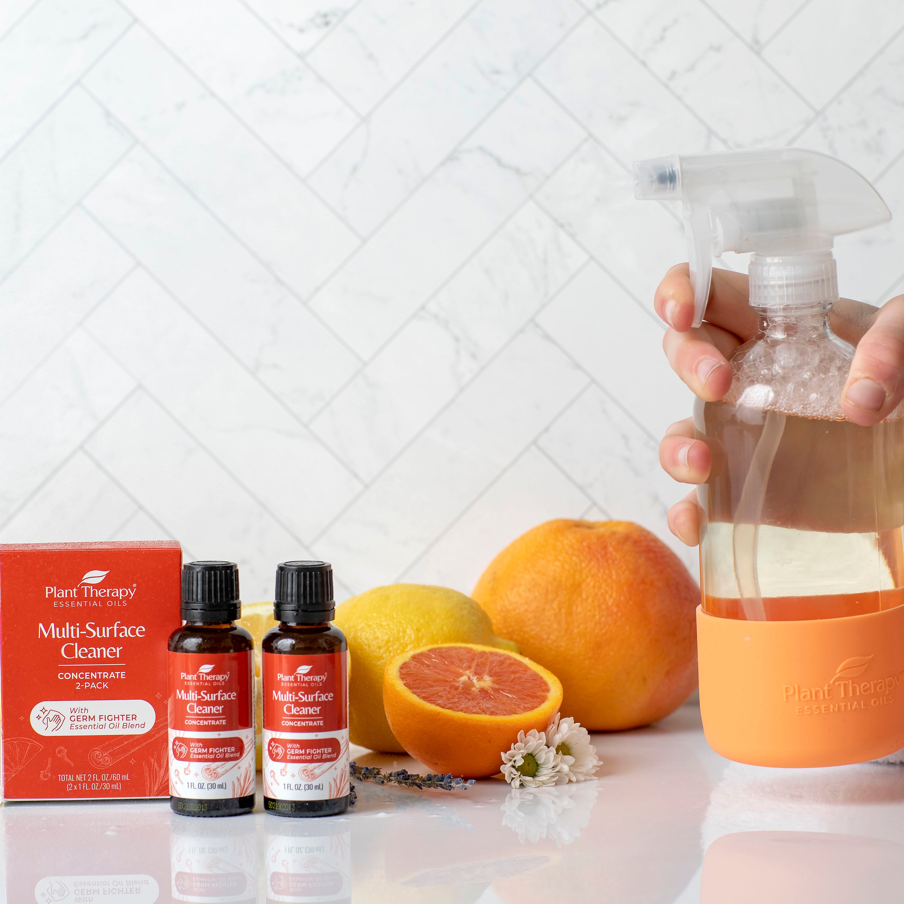 Germ Fighter Multi-Surface Cleaner Concentrate 30 mL 2 pack – Plant Therapy