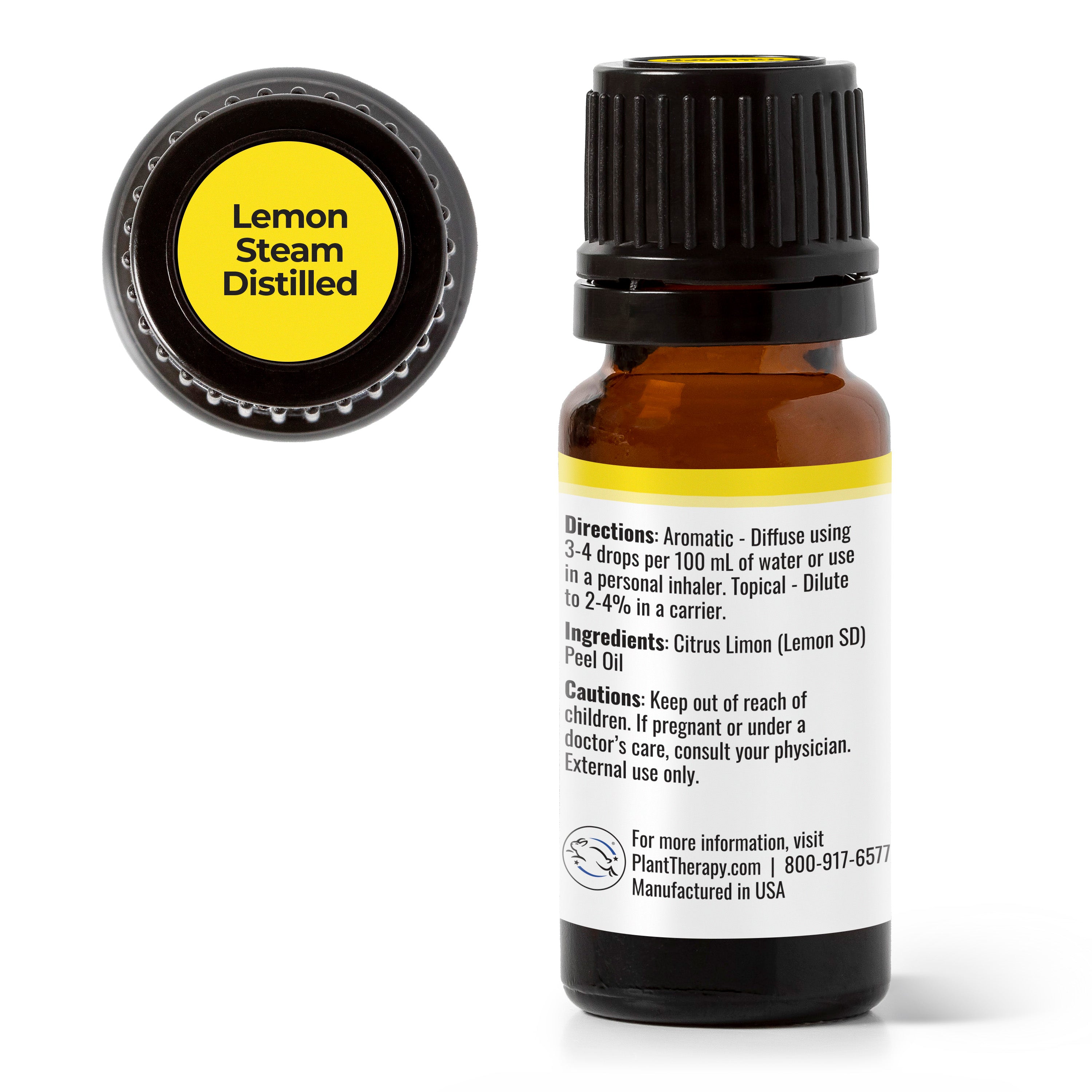 Lemon Steam Distilled Essential Oil – Plant Therapy