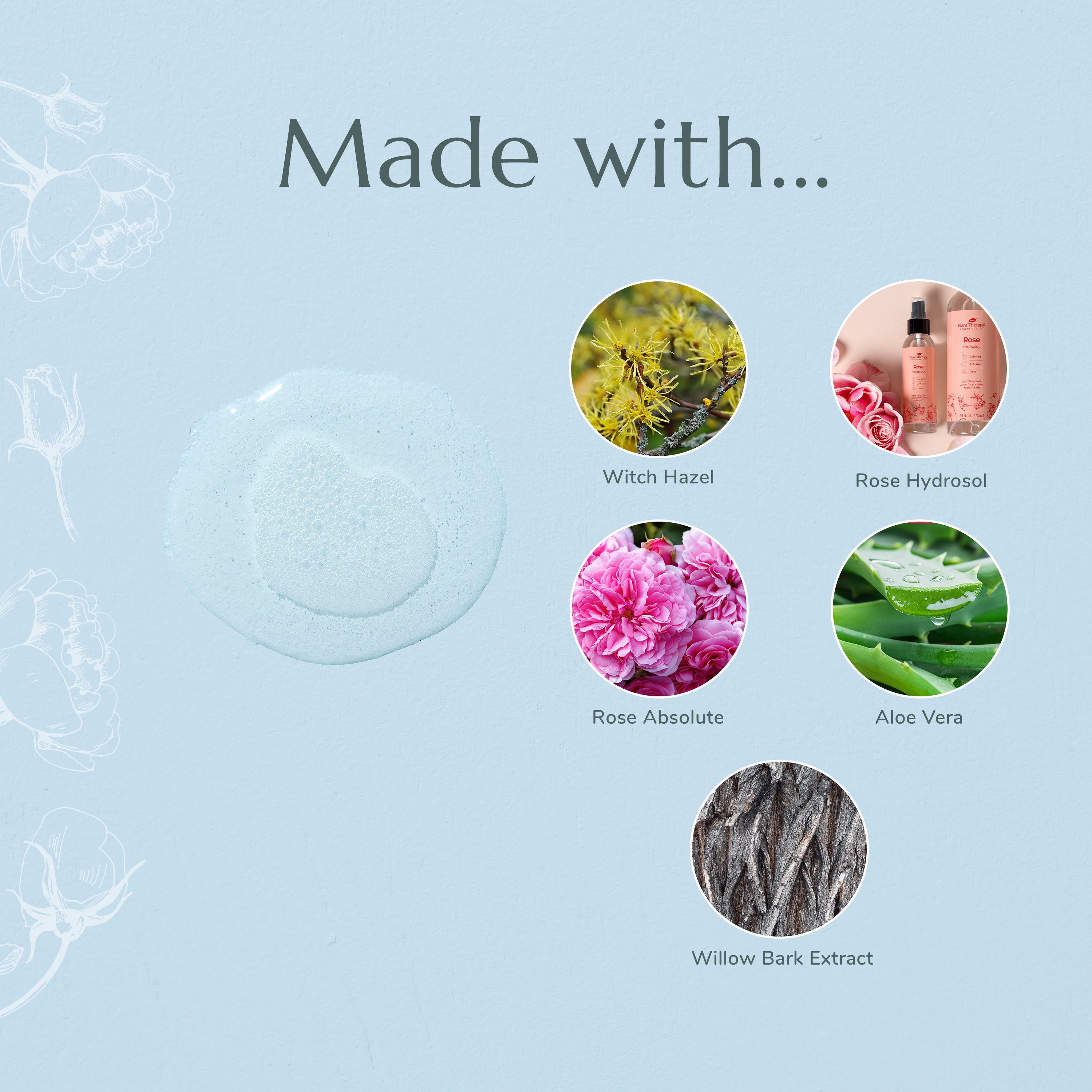 Rose & Witch Hazel Facial Toner – Plant Therapy