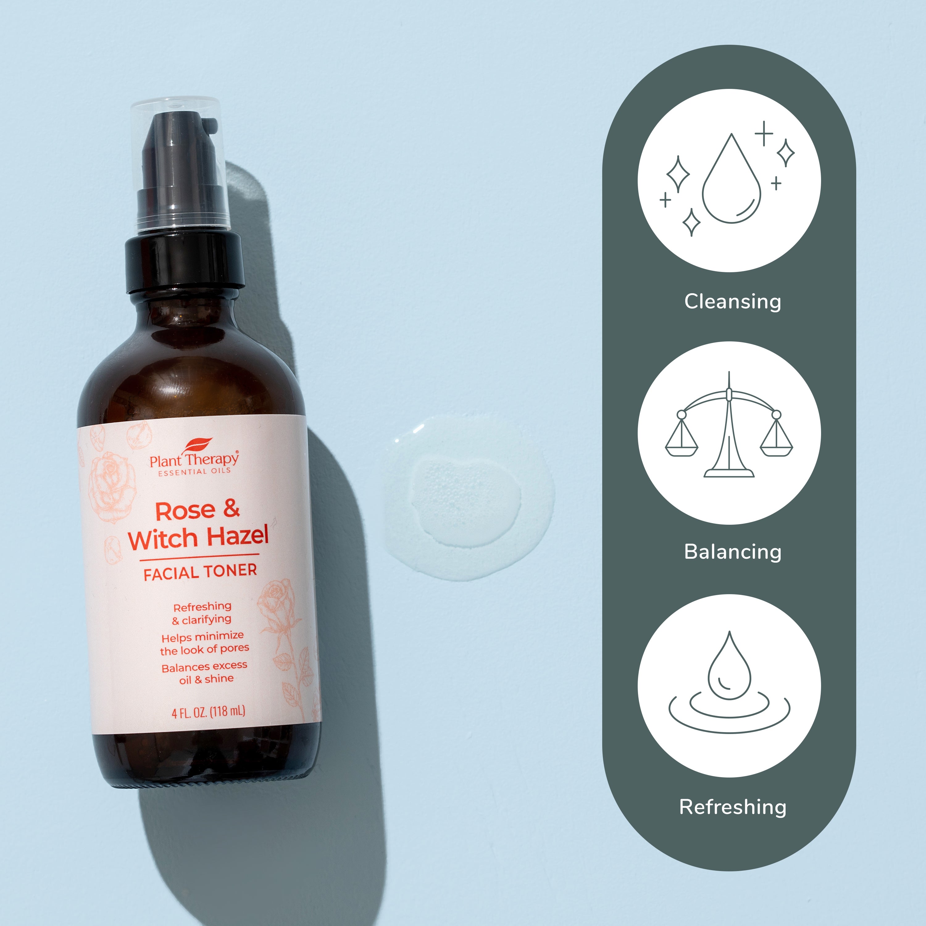 Rose & Witch Hazel Facial Toner – Plant Therapy