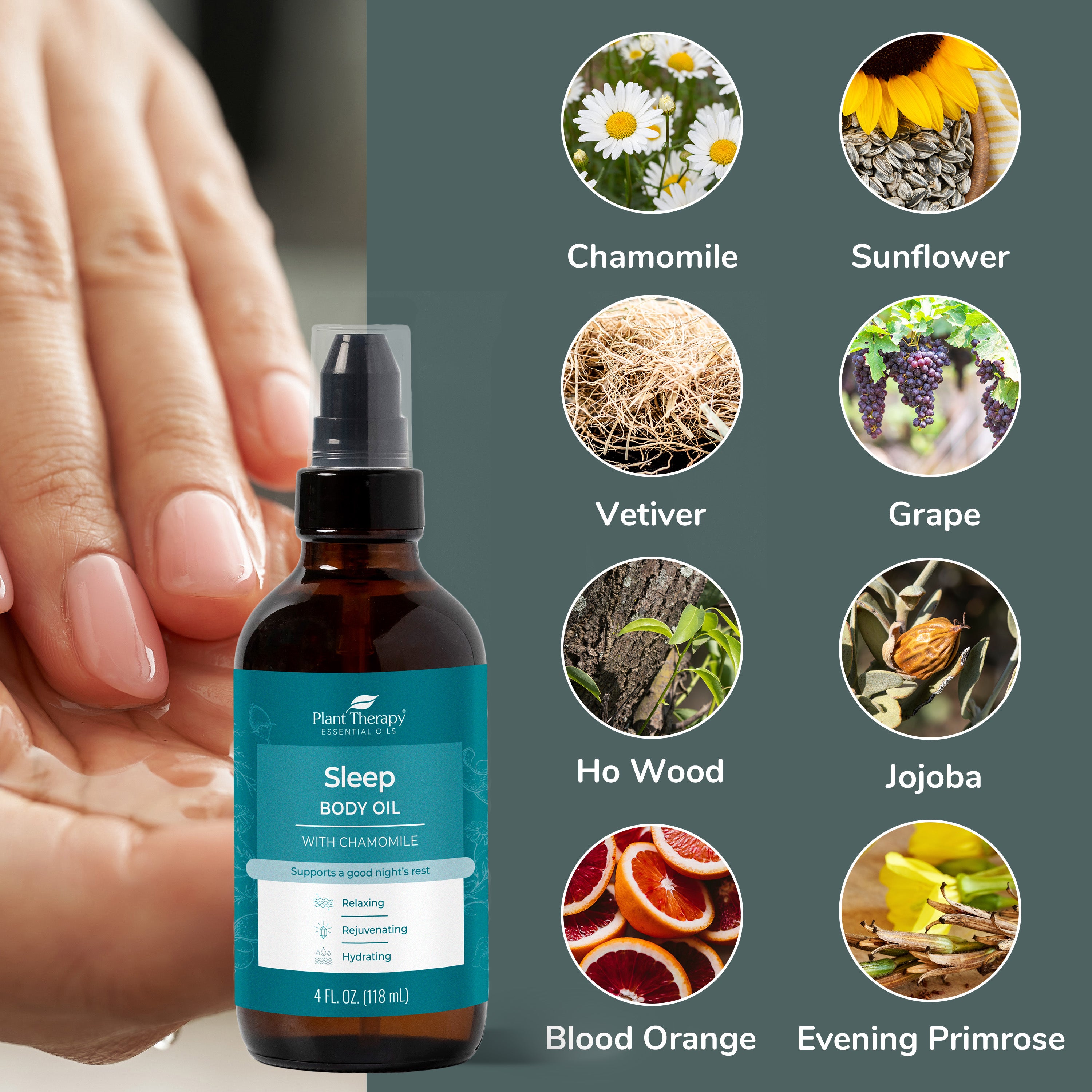 Sleep Body Oil with Chamomile – Plant Therapy