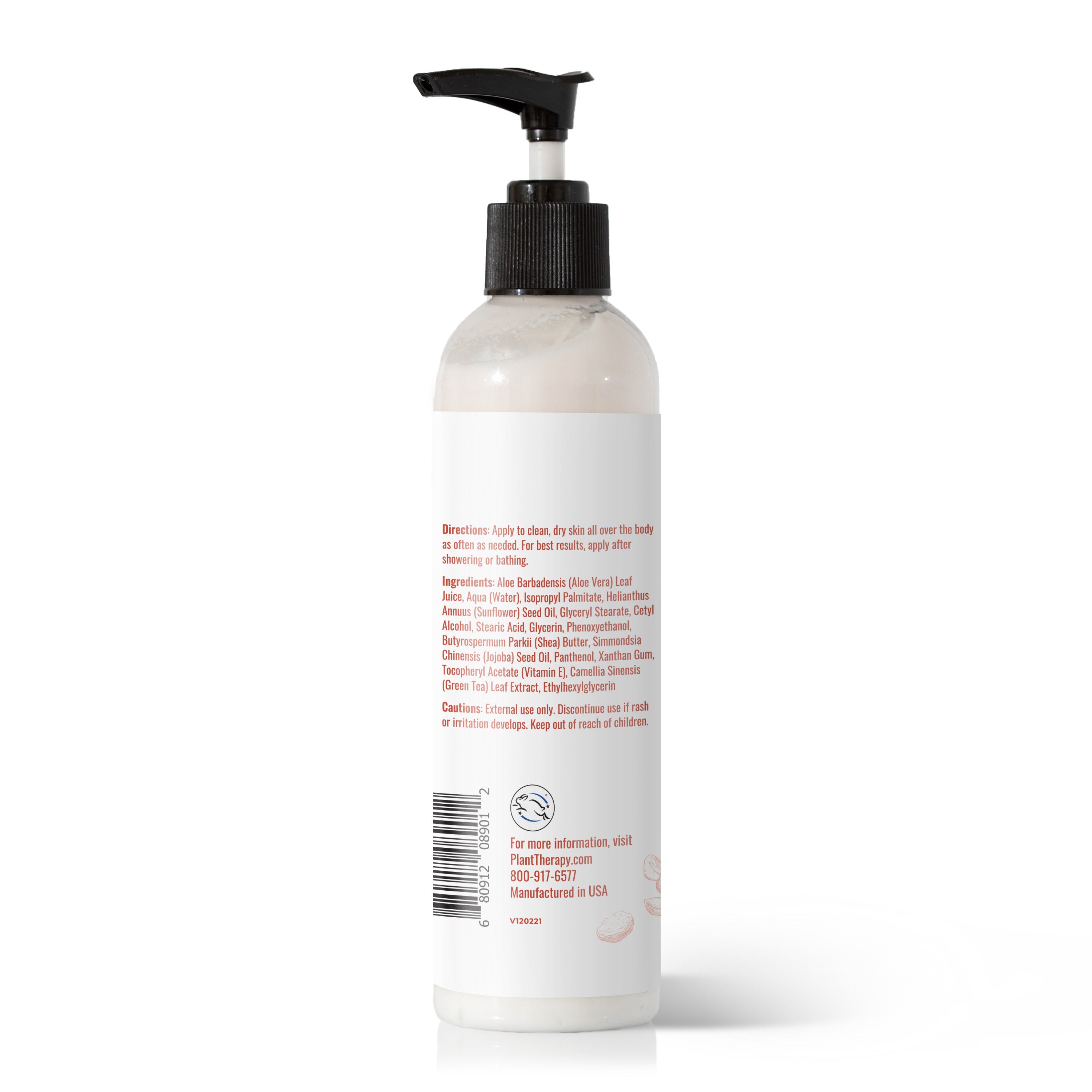 Unscented Body Lotion with Aloe and Shea – Plant Therapy