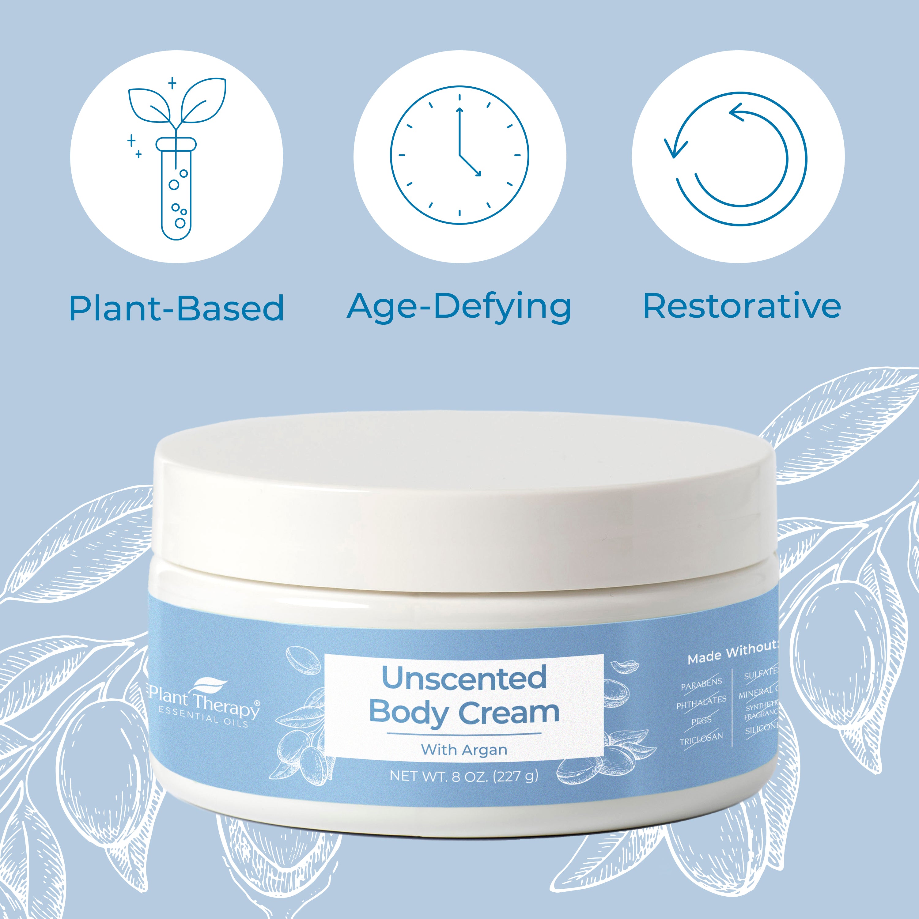 Unscented Body Cream with Argan – Plant Therapy