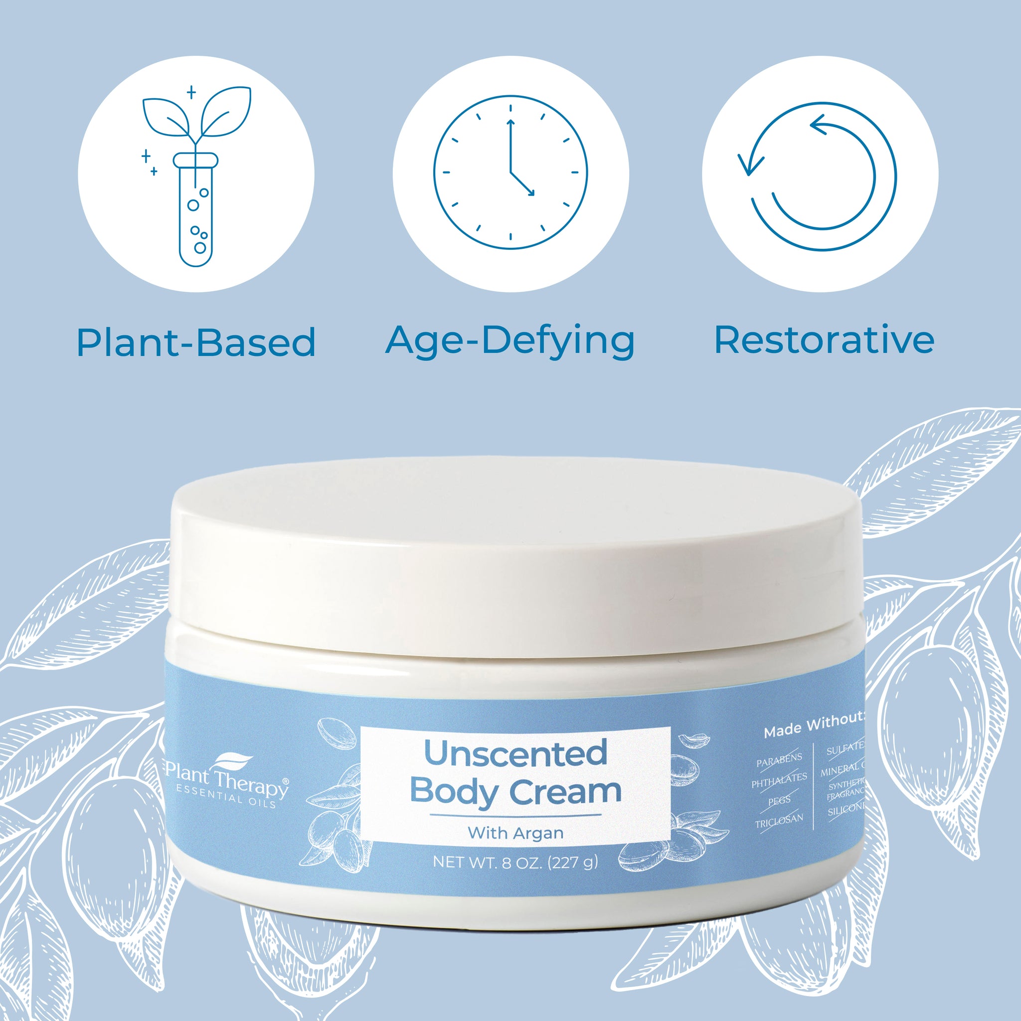 Unscented Body Cream with Argan – Plant Therapy