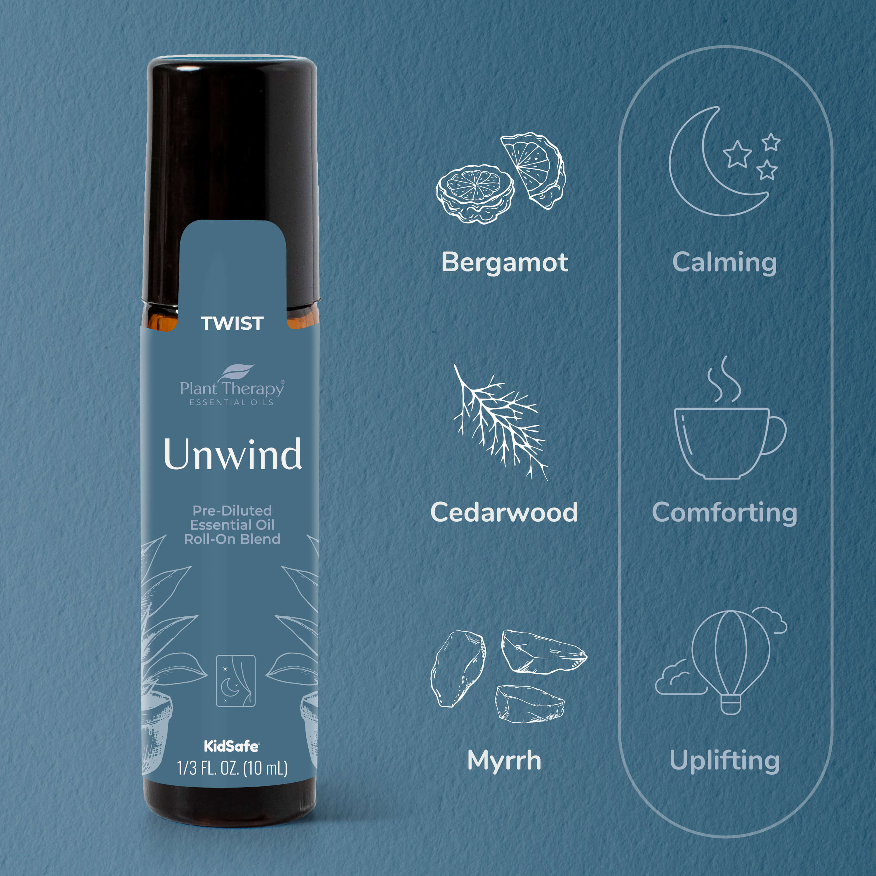 Unwind Pre-Diluted Essential Oil Roll-On – Plant Therapy
