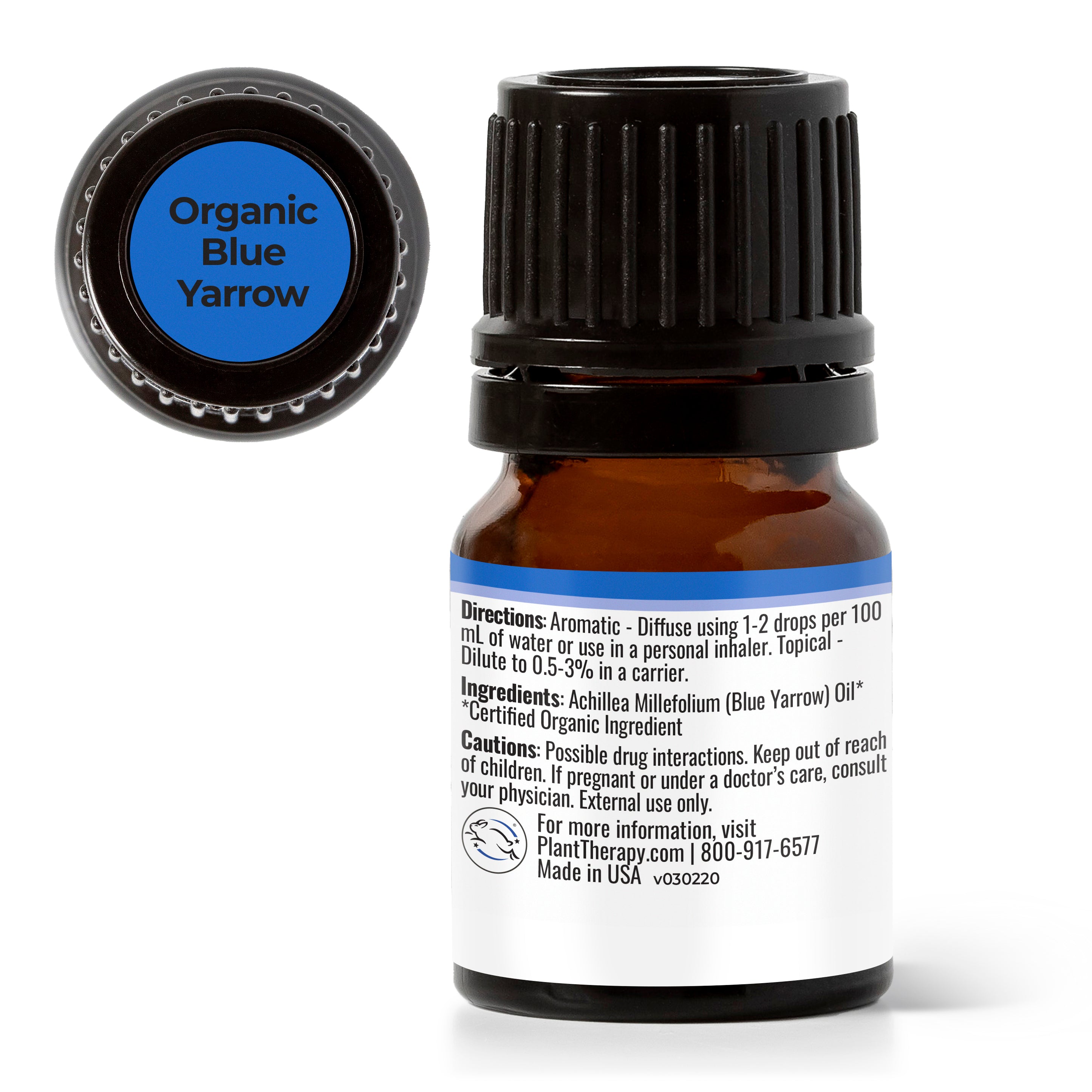 Organic Blue Yarrow Essential Oil – Plant Therapy