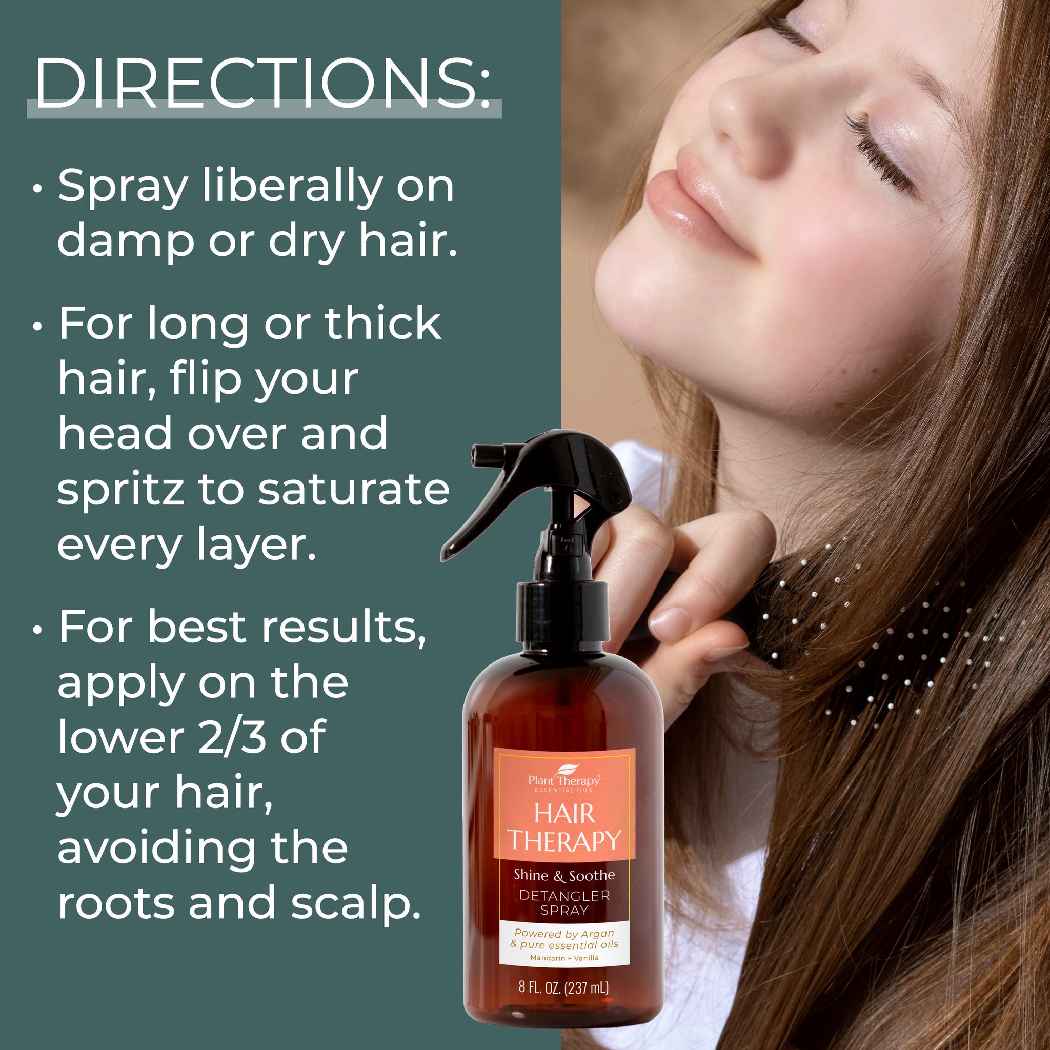 Hair Therapy Shine & Soothe Detangler Spray – Plant Therapy