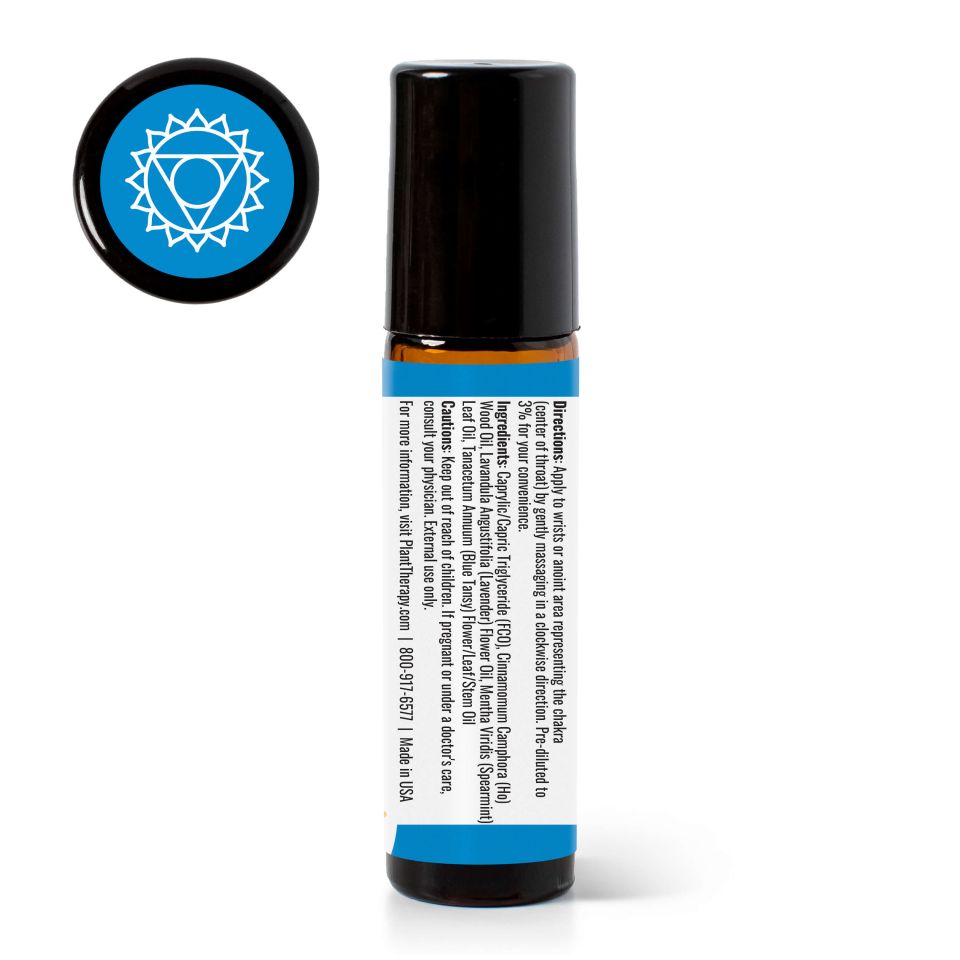 True Expression (Throat Chakra) Essential Oil Pre-Diluted Roll-On ...