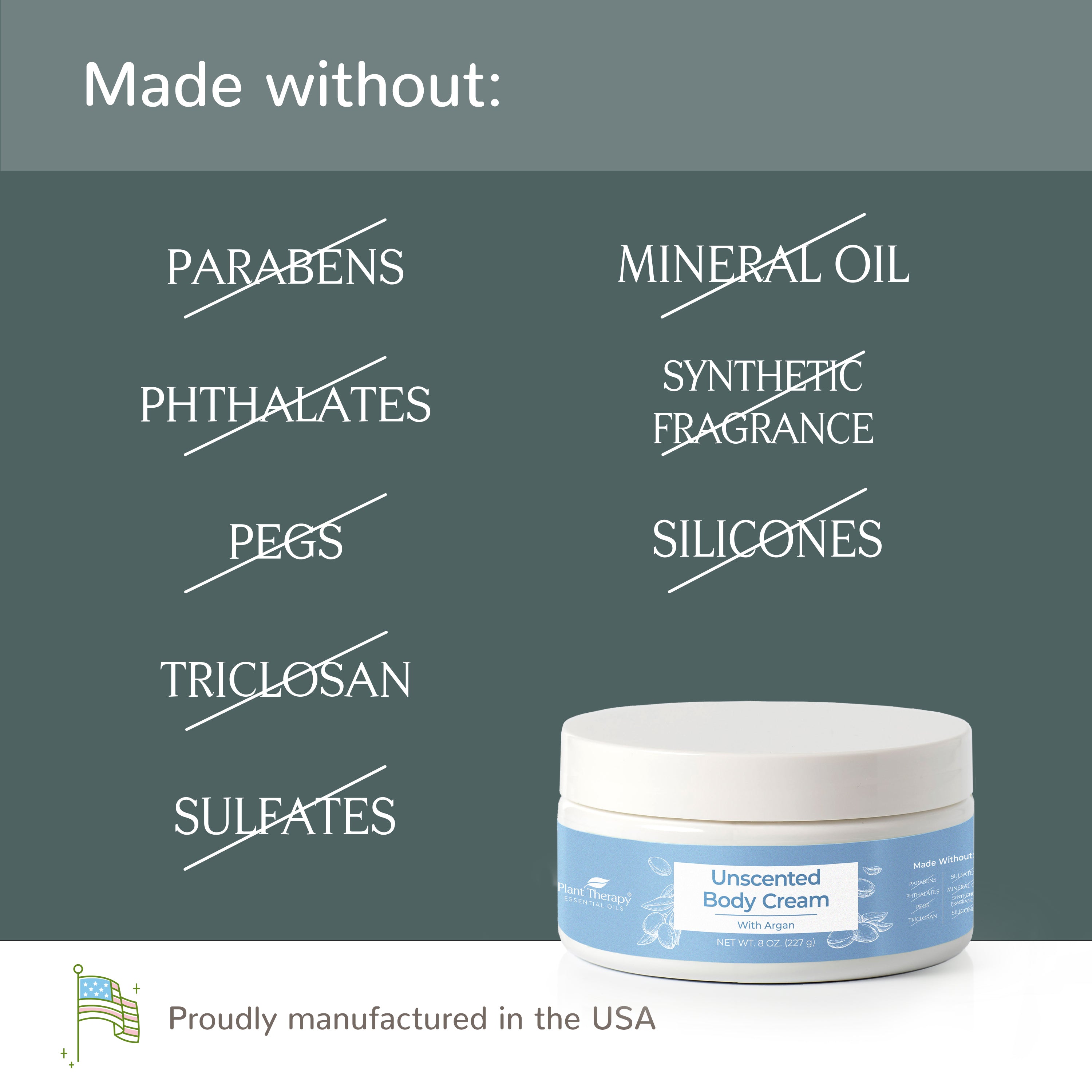 Unscented Body Cream with Argan – Plant Therapy